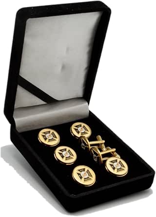 Amazon.com: Knights Templar Cross Masonic Button Cover Tux Set: Other ...