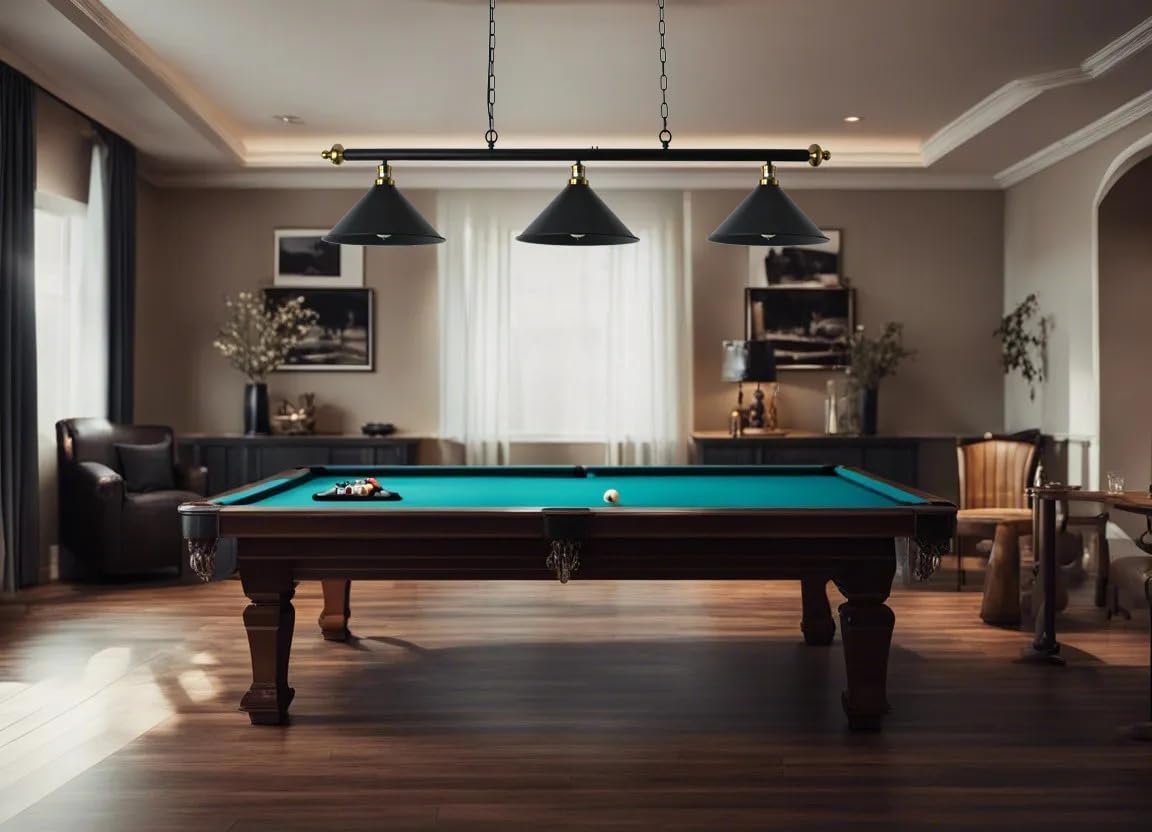 Amazon.com: HammerHouse 59 Inch Pool Table Light, Industrial Billiard ...