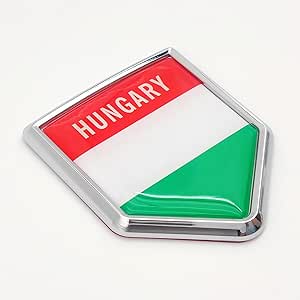 Amazon.com: Overdecor Hungary Flag Decal Stickers Car Emblem Hungarian Car Accessories ...