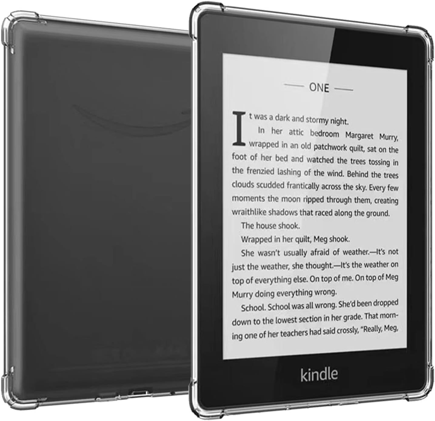 Aircawin for 6'' All-New Kindle Case Clear 2019,Slim Clear Case for ...