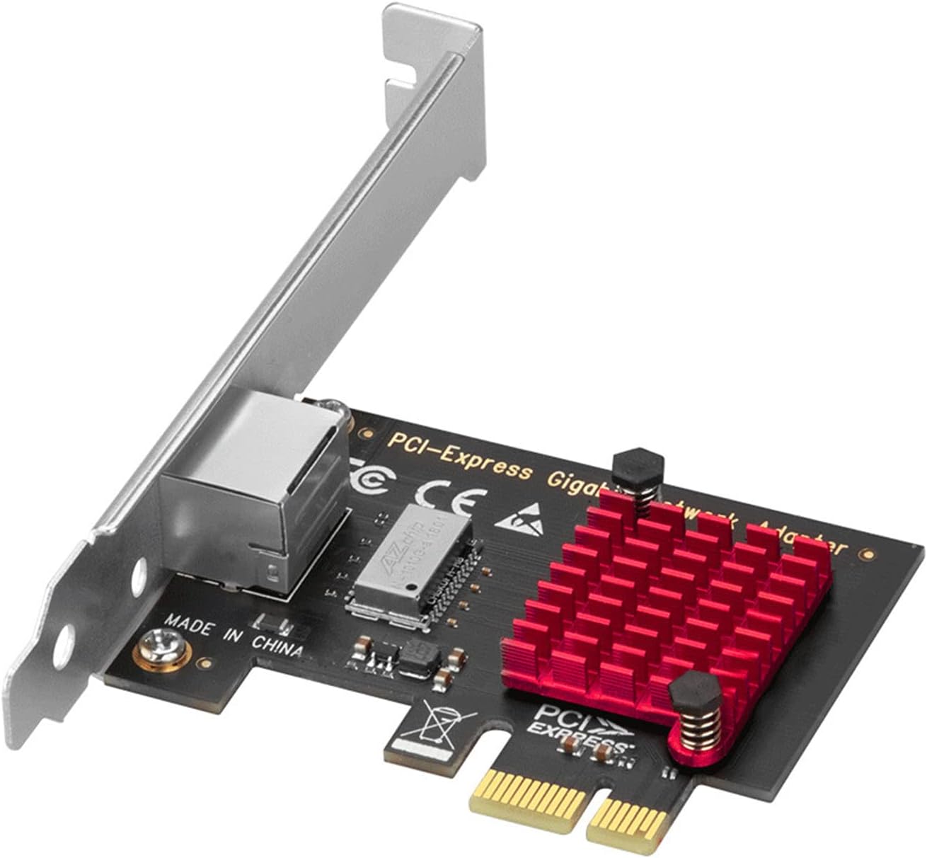 Amazon.com: 1000Mbps PCI-E Card Gigabit Rj45 LAN Card RTL8111H PCIE 2 ...