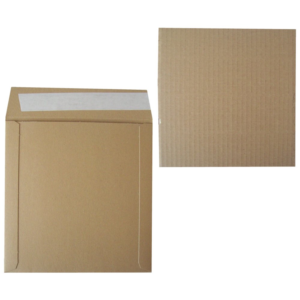 10 Strong 7" / 45RPM Record Vinyl Peel and Seal Brown 625 Micron Board ...