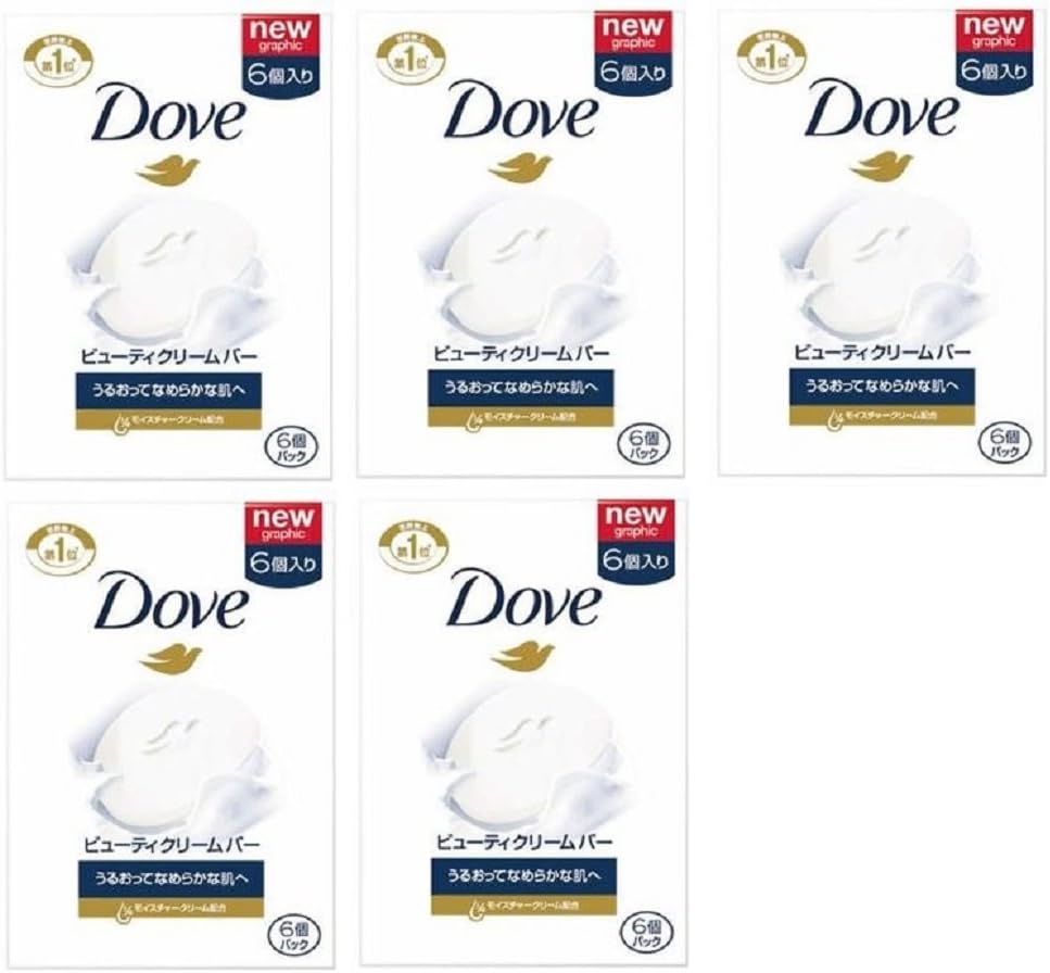 Amazon | 【まとめ買い】Dove ダヴ ビューティクリームバーホワイト 95g×6個パック ×5個 | Dove | 固形せっけん 通販