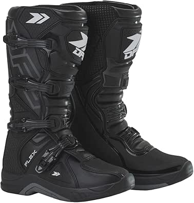 Amazon.co.jp: ダートフリーク(Dirtfreak) DFG フレックスブーツ 24.5cm ブラック MXブーツ DG0400ー001ー038 : 車＆バイク