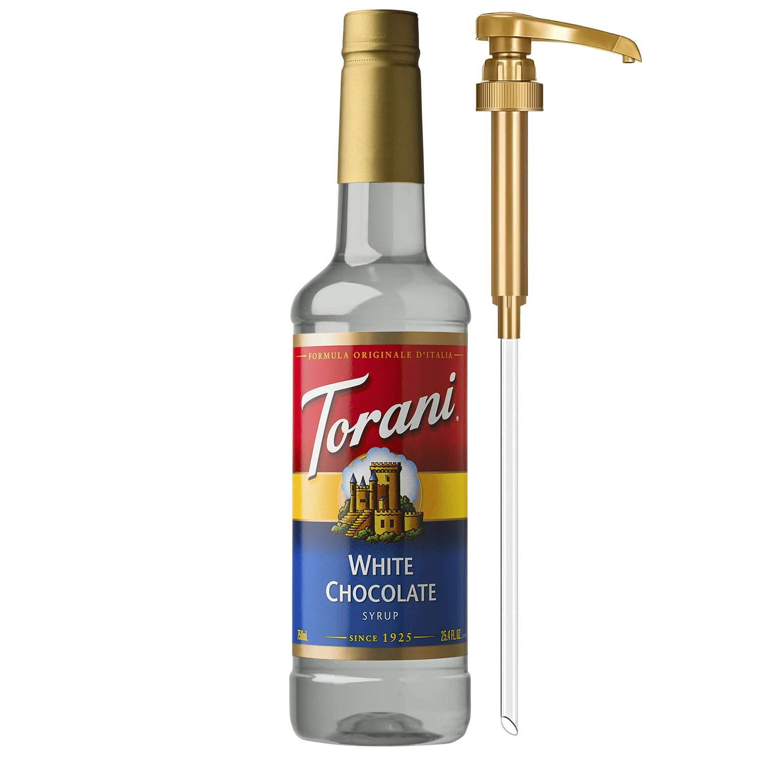 Amazon.com : Torani Coffee Syrup, White Chocolate Flavored Syrup for ...