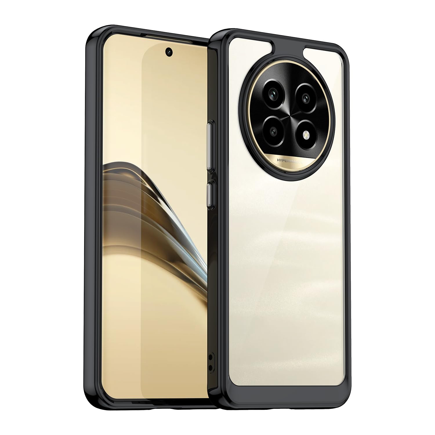 PENGPAI Funda para Realme 13 Pro y 13 Pro+ Plus Uso Rudo Case Acrílico ...