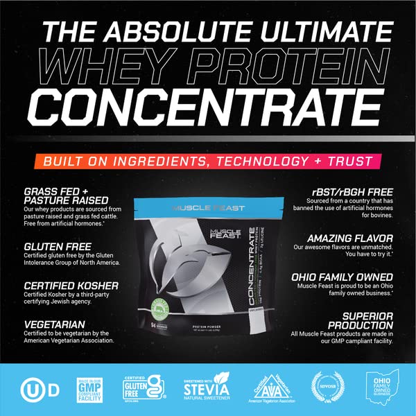 Snapklik.com : Muscle Feast Grass-Fed Whey Protein Concentrate Powder ...