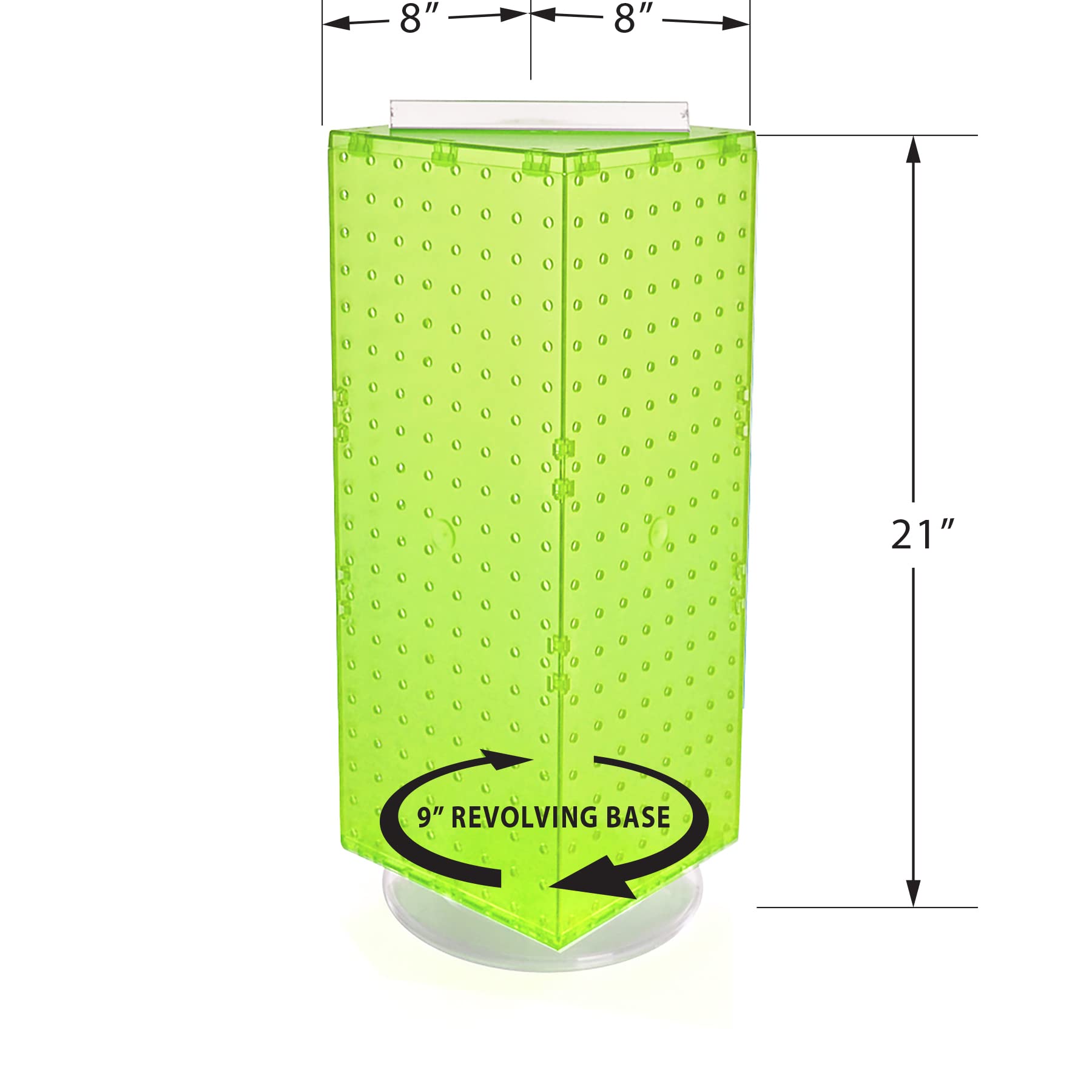 Snapklik.com : 703385-GRE-4C24, Four-Sided Revolving 8"W X 20"H ...