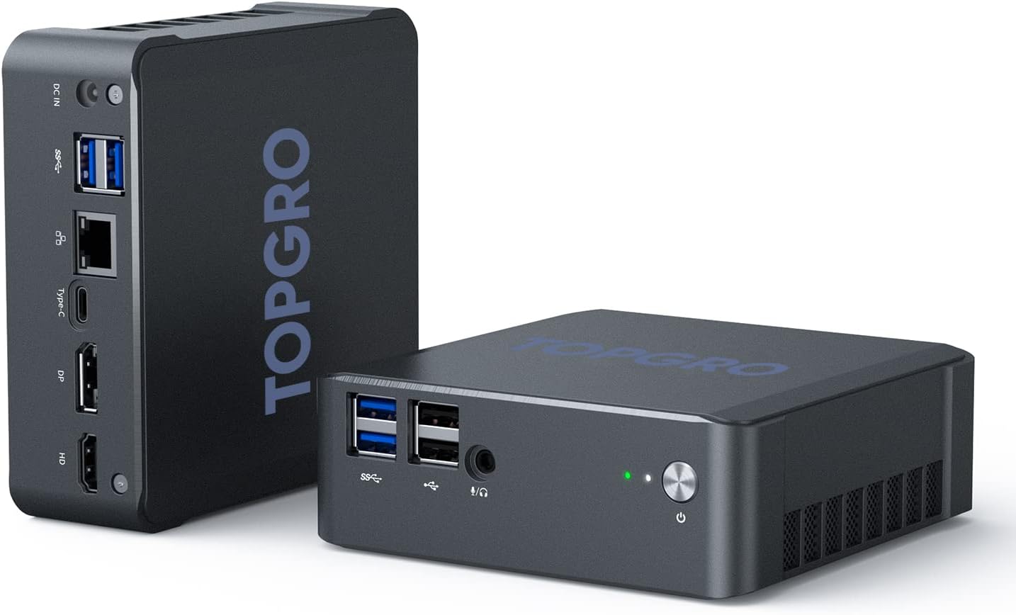 Mini PC para juegos con Windows 11 Pro, 11ª Intel i7-1165G7 (hasta 4,7 ...