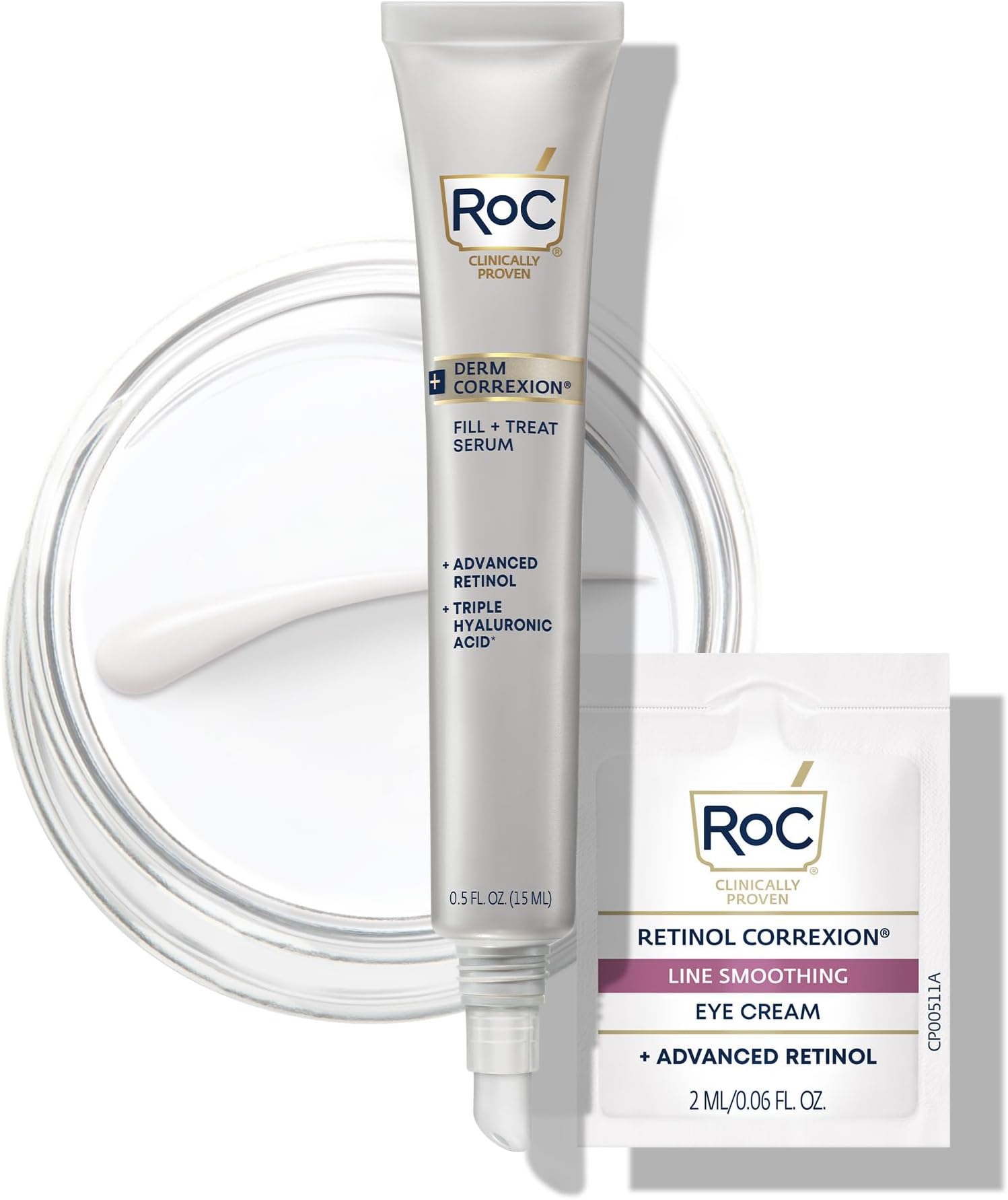 Amazon.com: RoC Derm Correxion Fill + Treat Advanced Retinol Serum ...