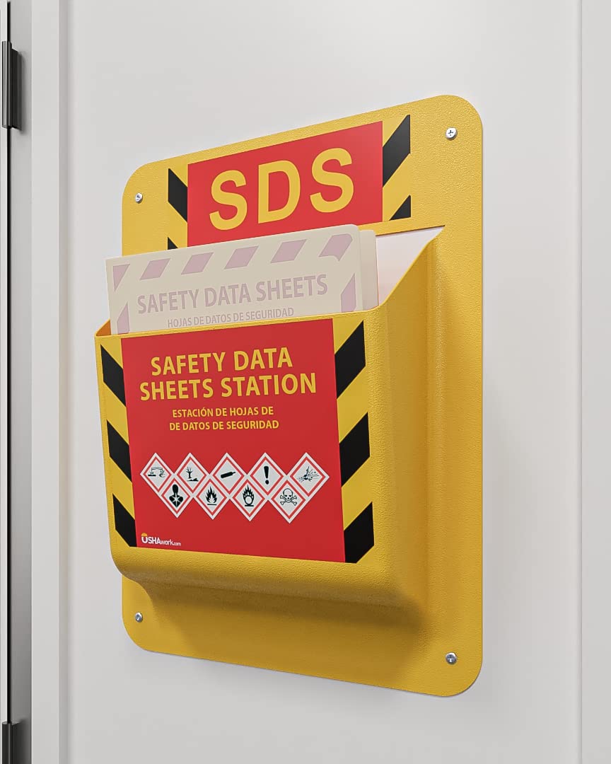 Snapklik.com : Oshawork Yellow Safety Inc., MSDS SDS Wall Station