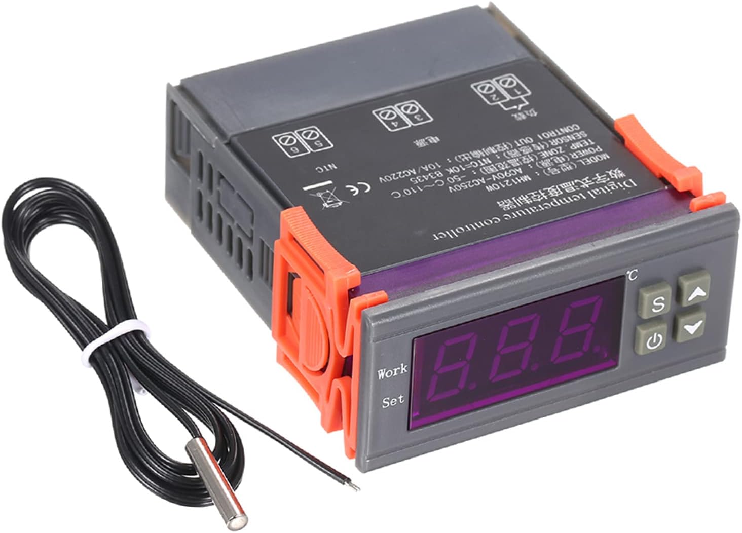 MH-1210W Intelligent Microcomputer Digital Temperature Controller High ...