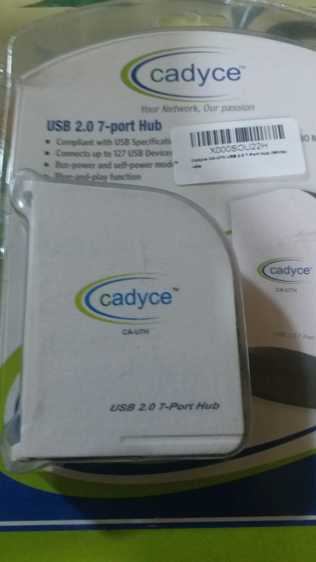 Cadyce USB 2.0 7-Port Hub (with Power Adapter) - Buy Cadyce USB 2.0 7 ...