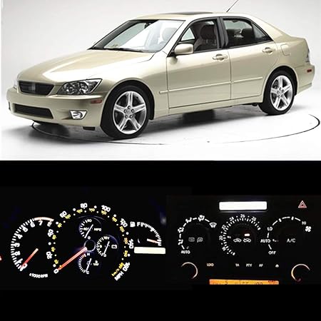 Amazon.com: WLJH Extremely Bright White Dash Instrument Panel Gauge ...
