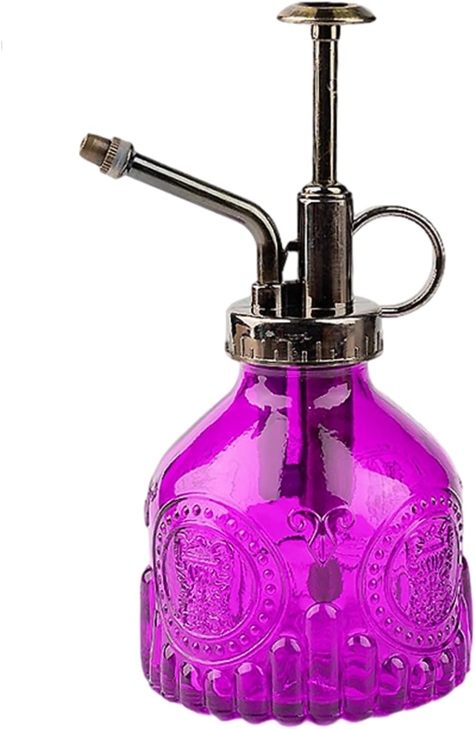 Glass Plant Mister 205ml, Retro Watering Spray Bottle with Bronze Top ...
