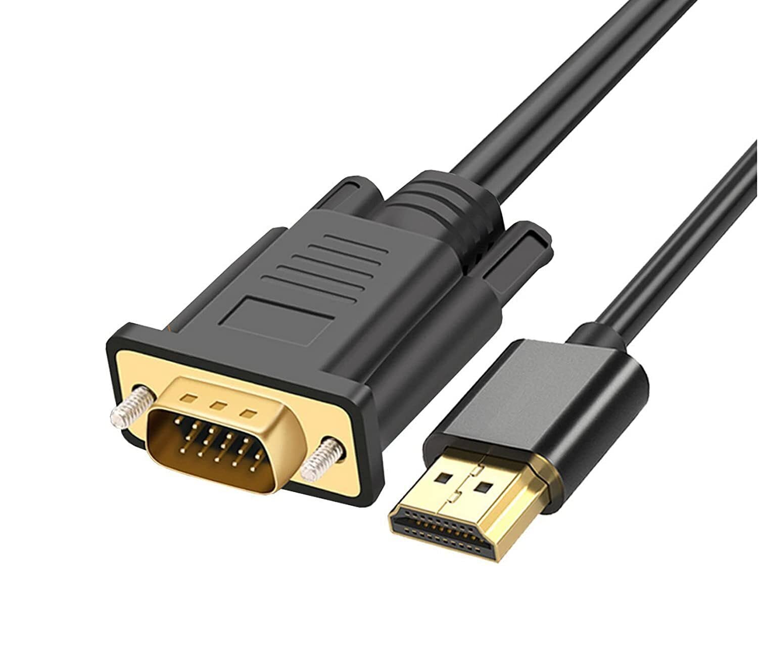 Multibao HDMI to VGA Cable, 1080P Gold plated Built-in IC Chip HDMI ...