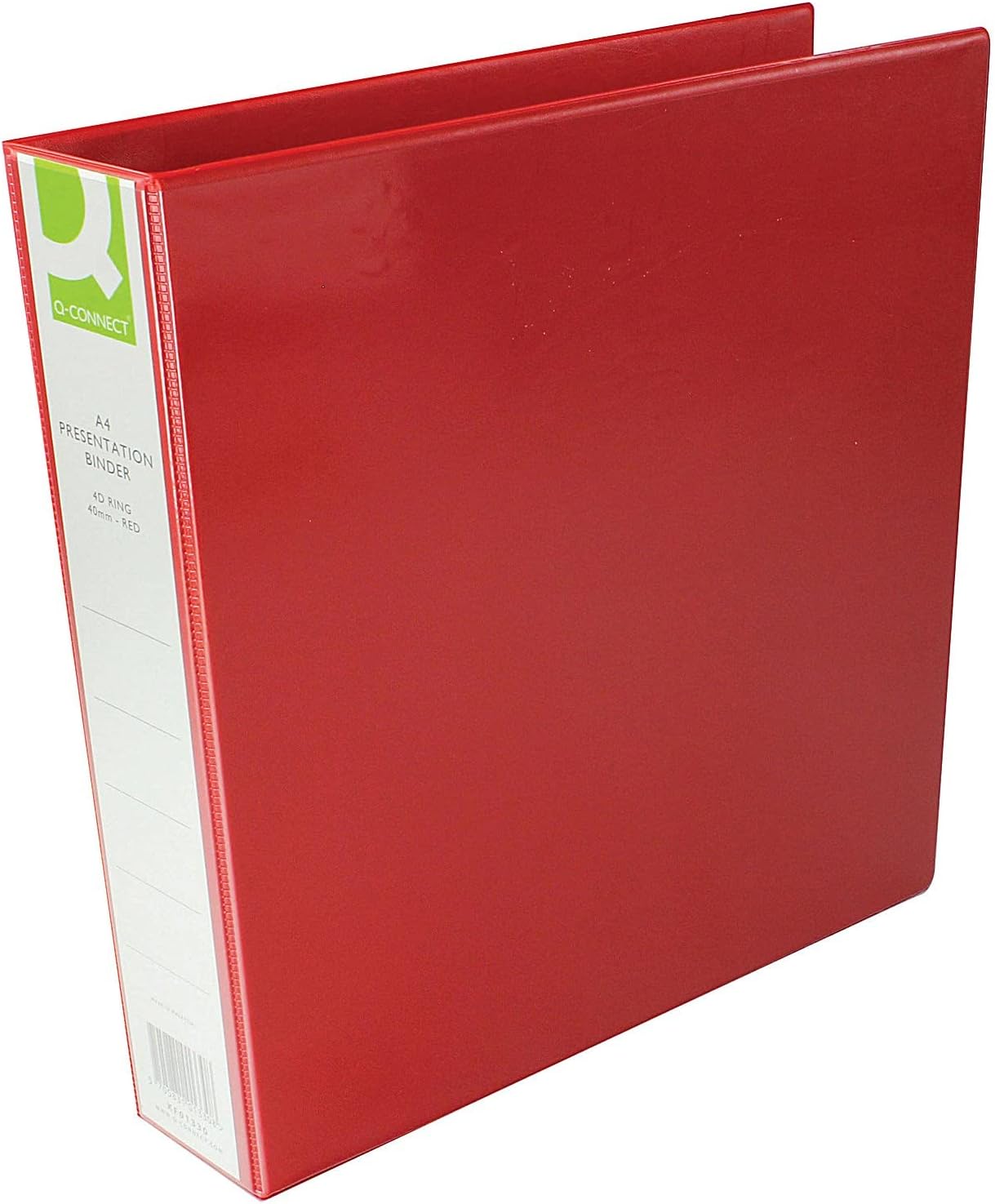 Amazon.com : Q Connect A4 40mm Presentation 4d-Ring Binder - Red ...