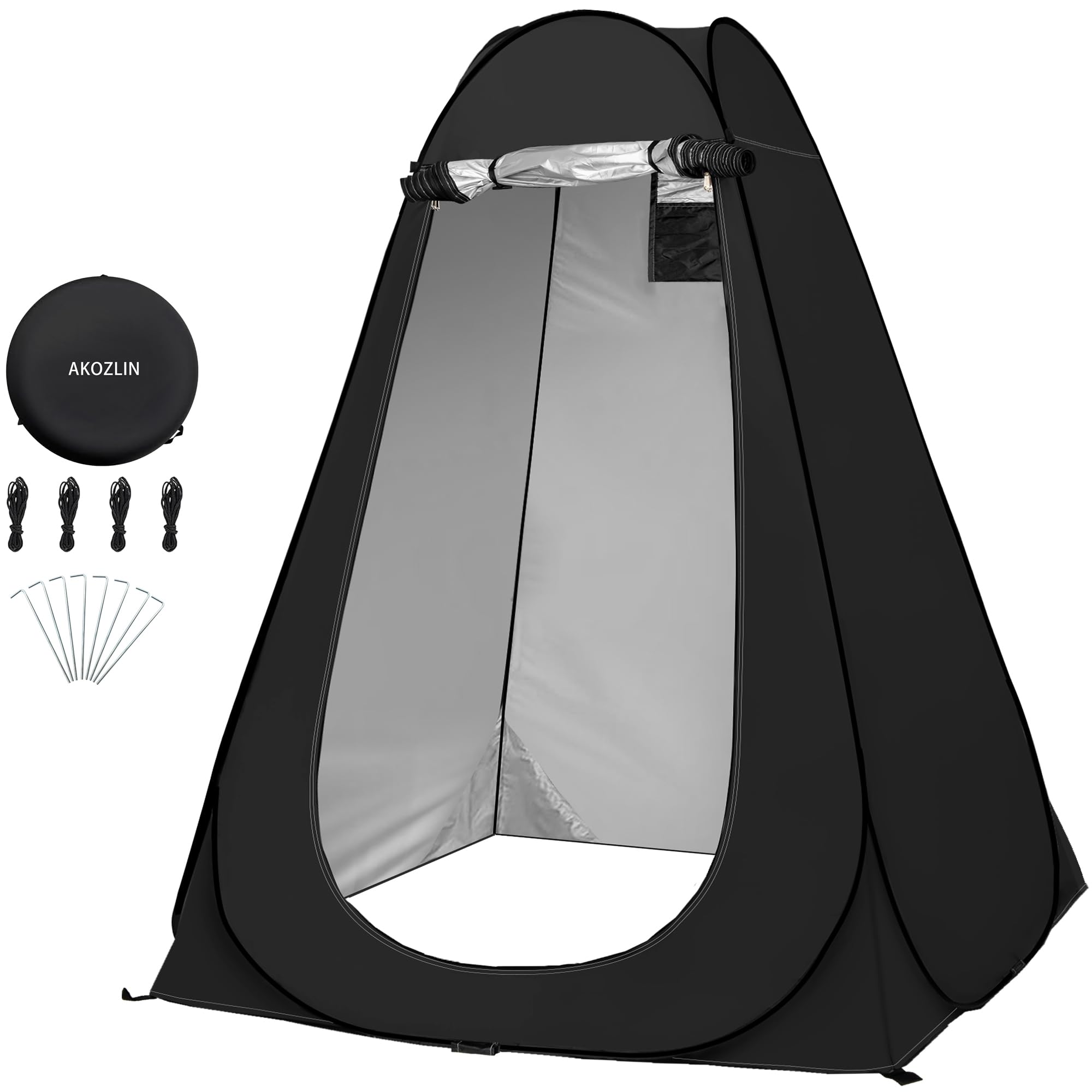 Snapklik.com : Portable Pop Up Shower Tent Instant Privacy Dressing ...