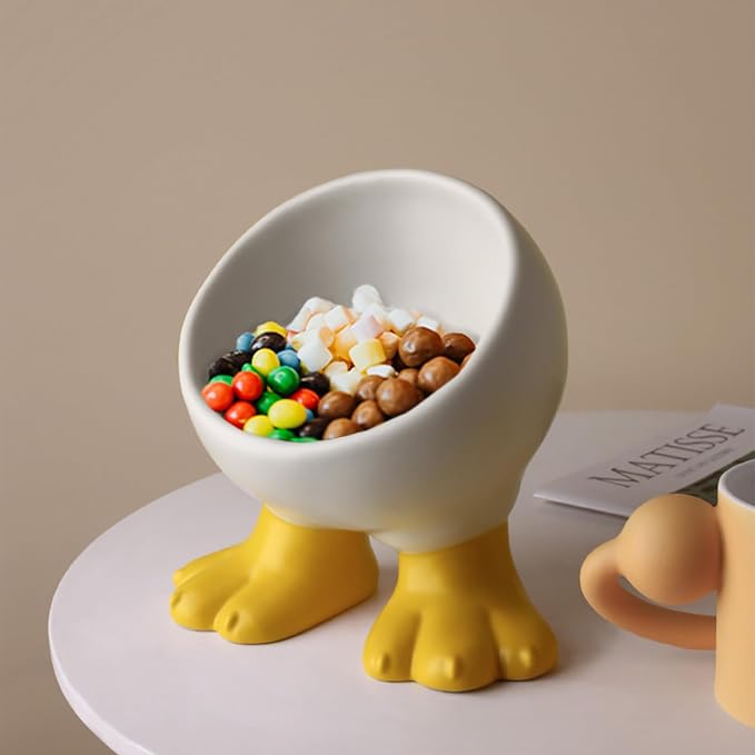 Amazon.com | Relexome Easter Cute Duck Candy Servers Bowl Foot Key Bowl ...