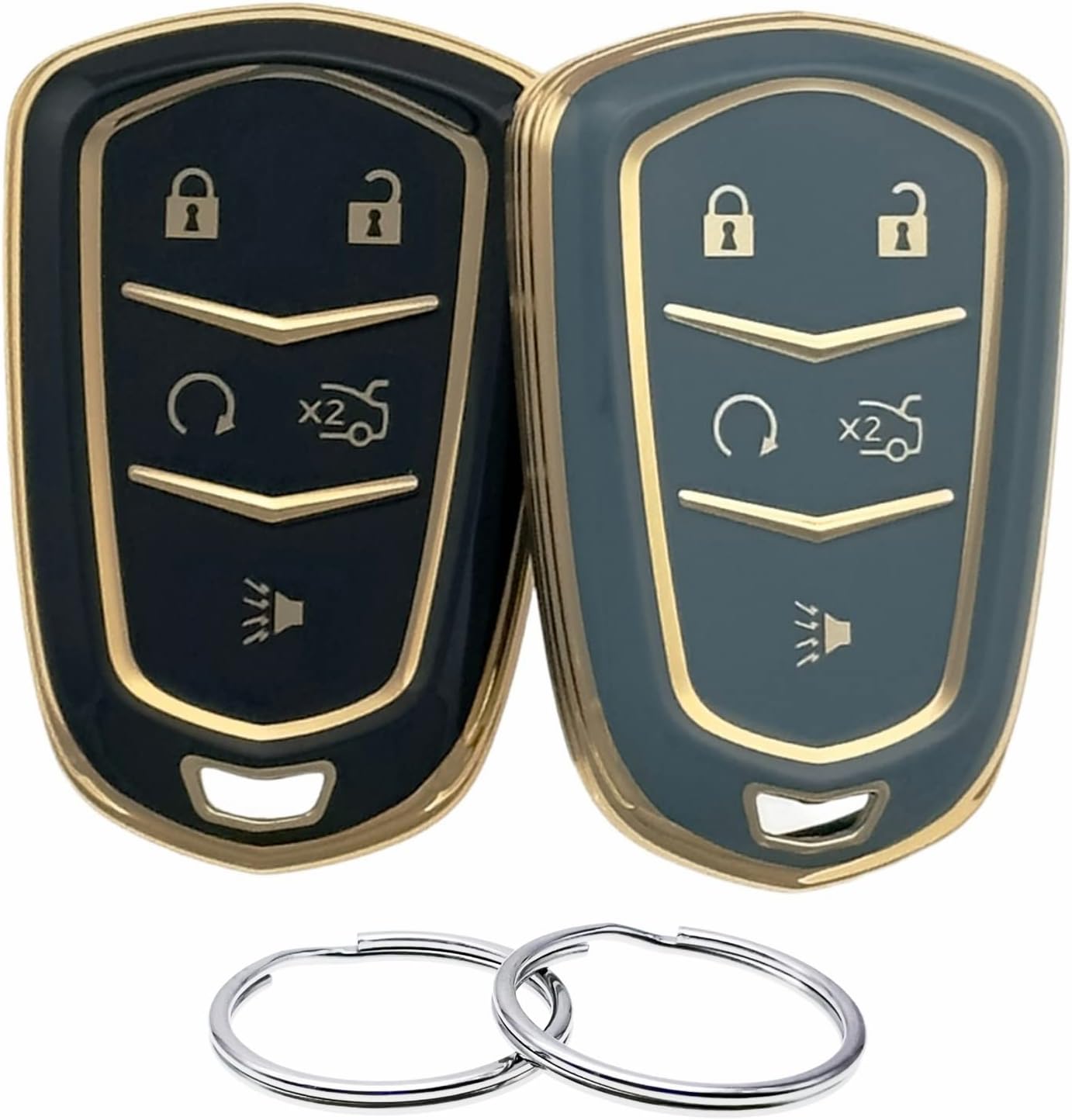 Amazon.com: REPROTECTING TPU Key Fob Cover Compatible with Cadillac ...