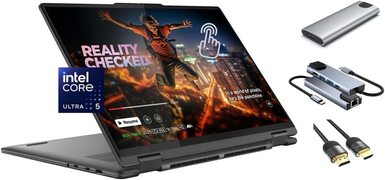 Amazon.com: Lenovo Yoga 7i 2-in-1 Laptop, 16" 2K Touchscreen, Core ...