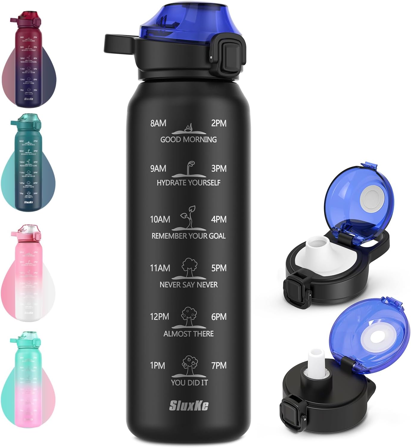 MATE OF STEEL® 100% Plastikfreie 900ml Edelstahl Flasche für Sodastream ...