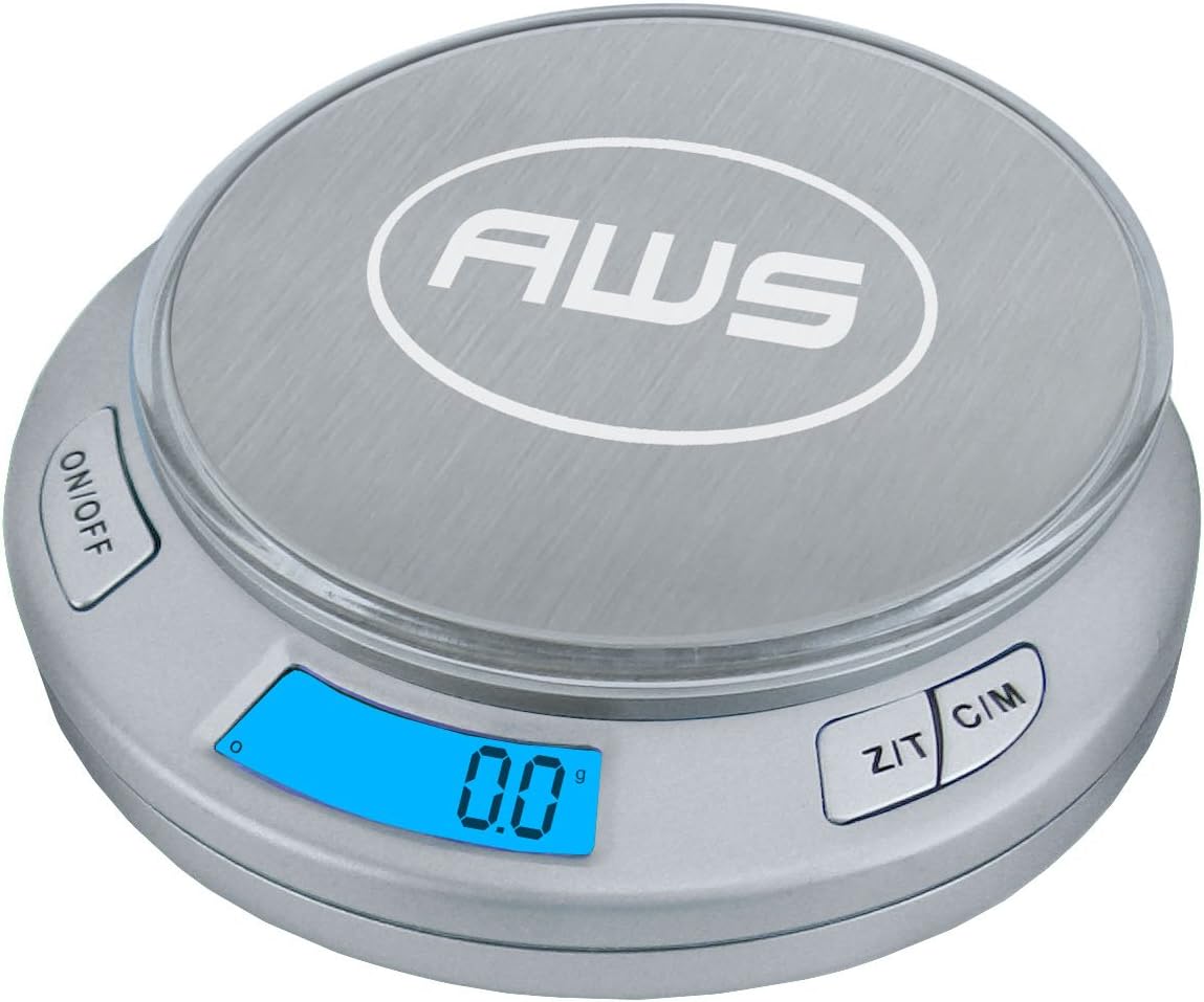 Amazon.com: American Weigh Scale Disc-500 Digital Pocket Scale, Silver ...