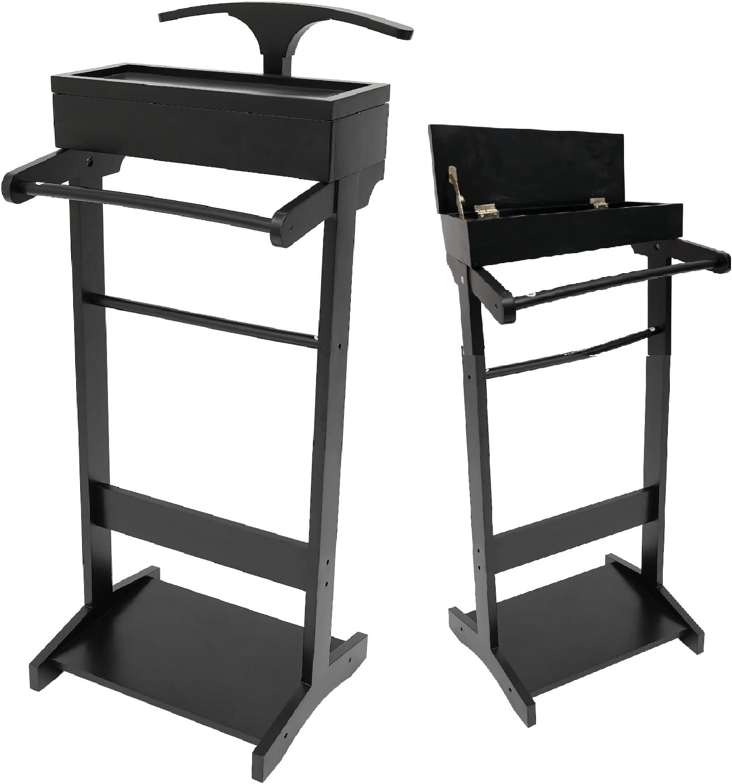 Amazon.com: Proman Products Milan Valet Stand with Drawer, Top Tray ...