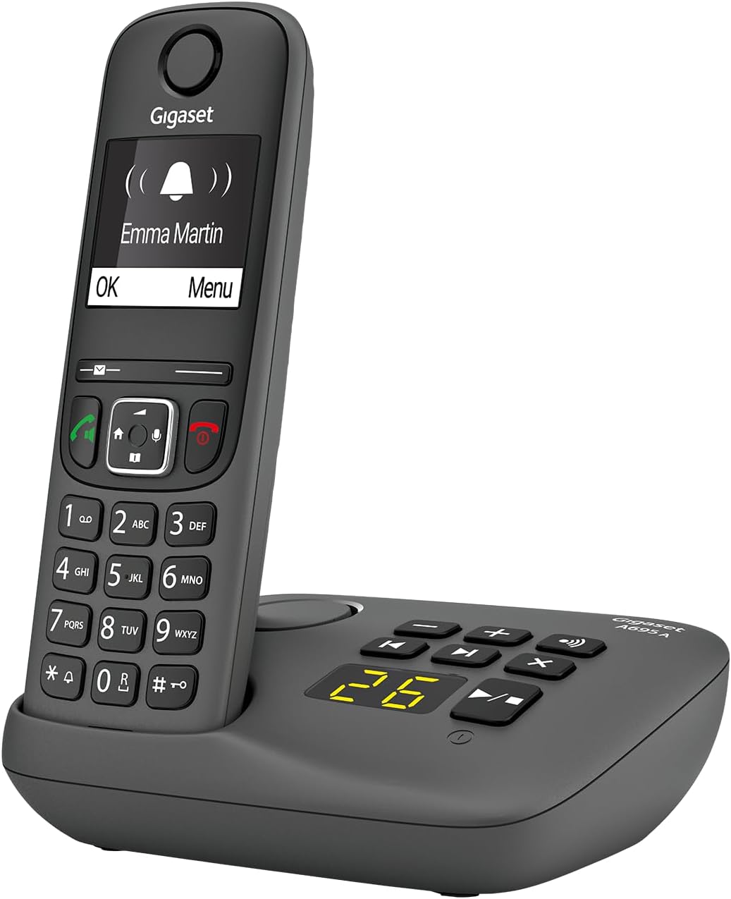 Gigaset AS690A - téléphone DECT sans fil avec répondeur - grand écran à ...