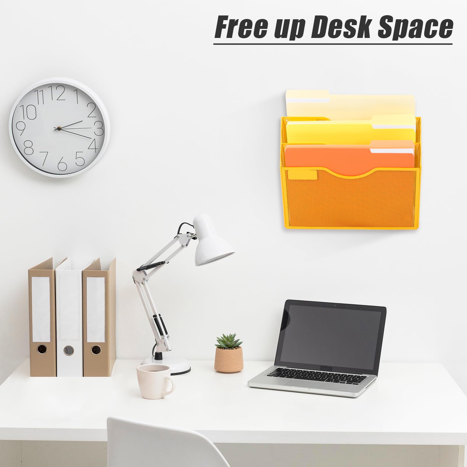 Snapklik.com : EASEPRES 3 Pocket Mesh Hanging Wall File Organizer, Wall ...