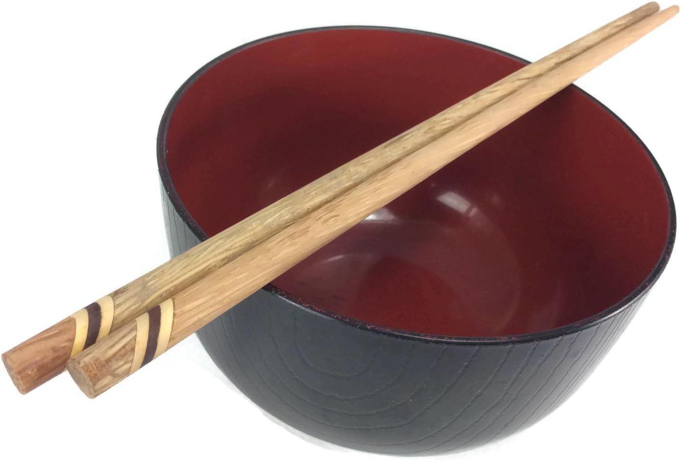 Amazon.com: Chopsticks Palm Wood Unique Handmade Round Shape Chopstick ...