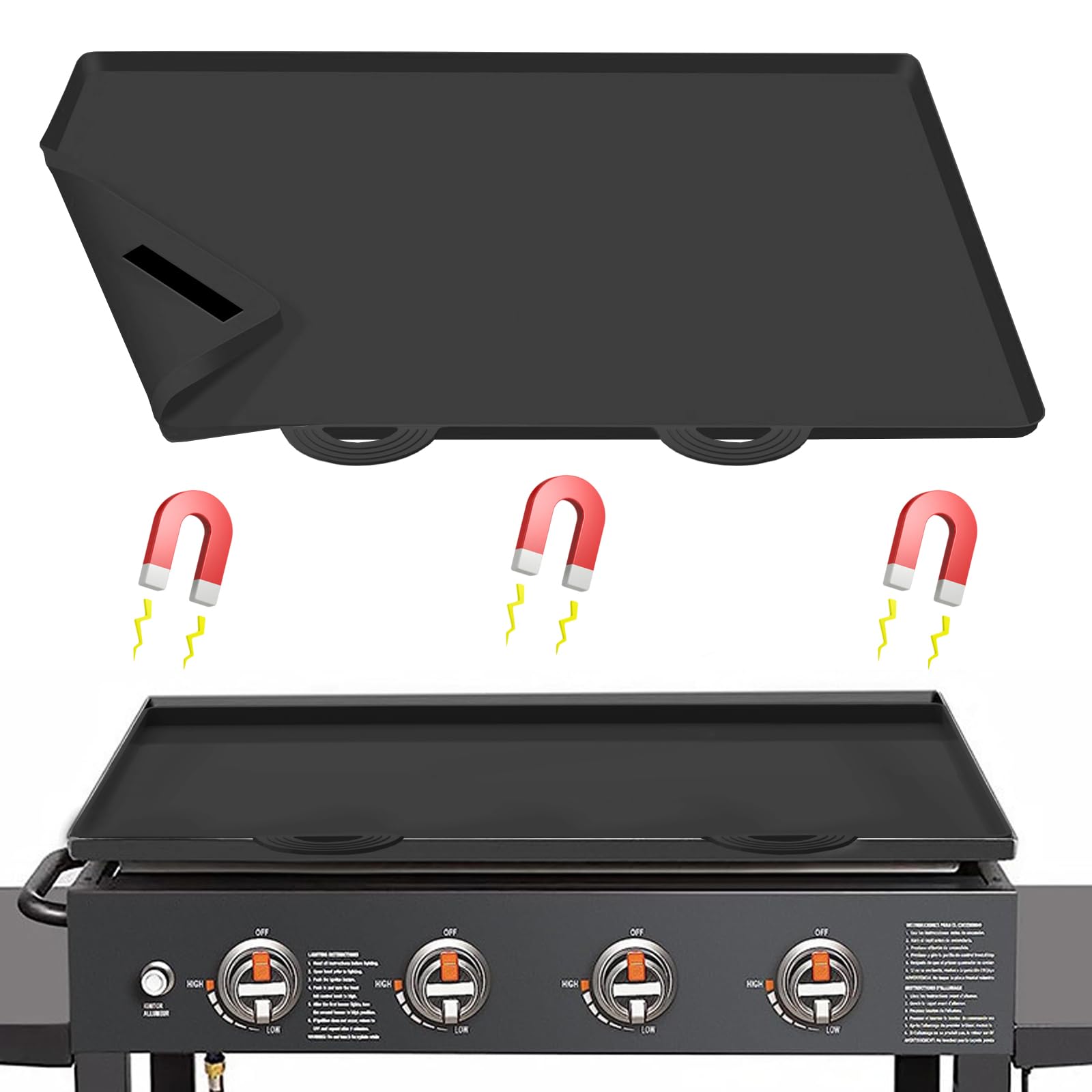 Silicone Griddle Mat Cover for Blackstone Griddle, Heavy Duty Food ...