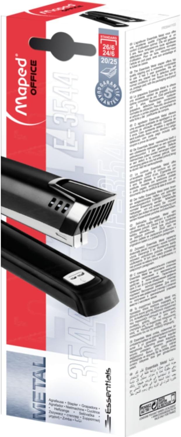 Kangaro Desk Essentials HP-45 All Metal Stapler | Standard Stapler with ...