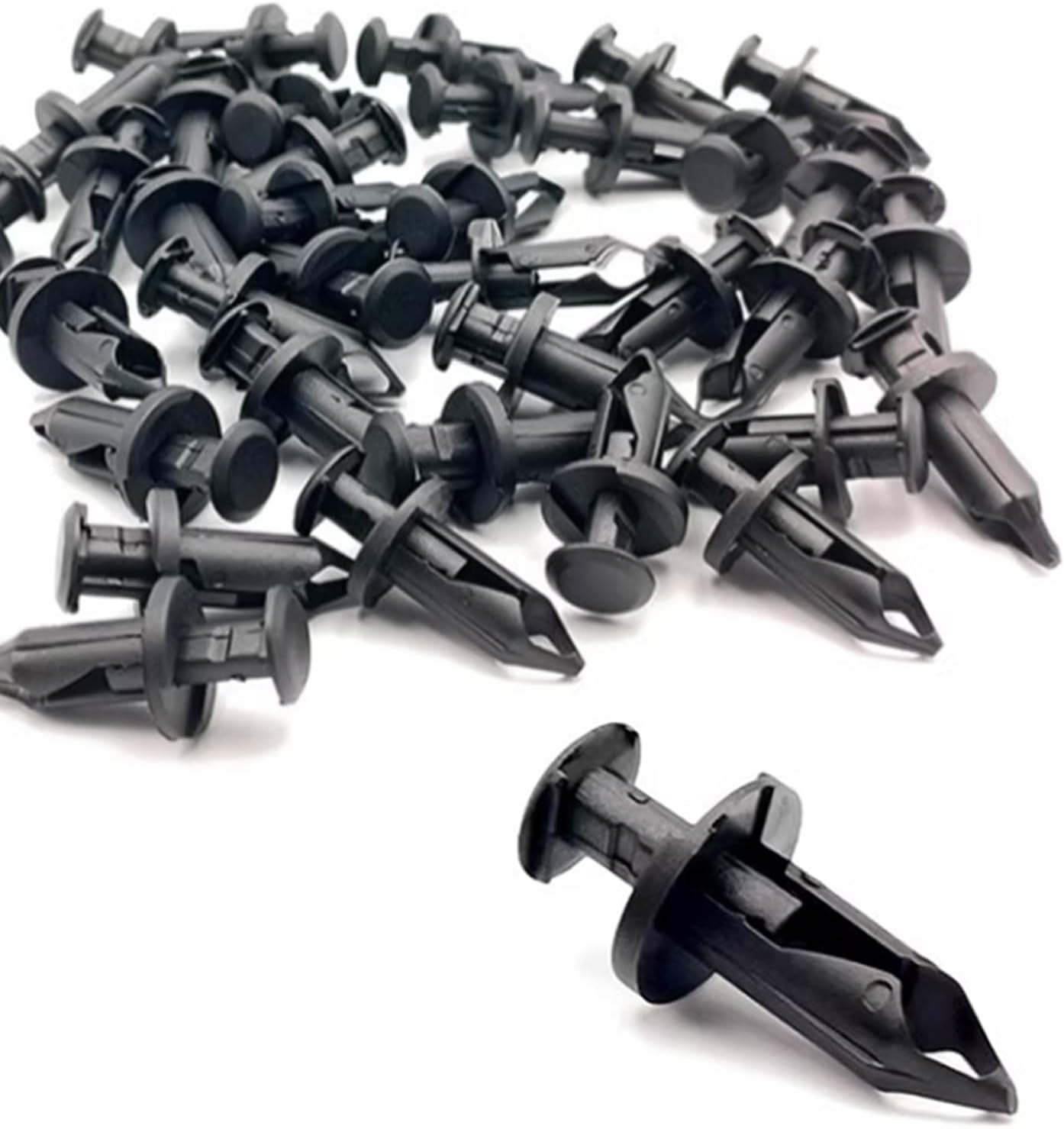 120 PCS Nylon Car Fasteners Rivet Clips,Plastic Car Retainer Clips,Six ...