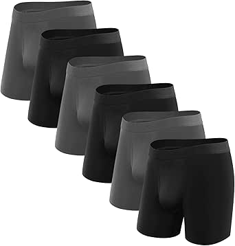 Natural Feelings Boxers Briefs Men's Underwear Mens 6-Pack Pack Soft ...