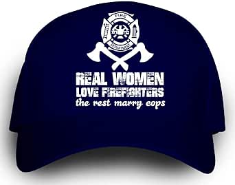Amazon.com: Real Women Love Firefighters - Cap : Clothing, Shoes & Jewelry