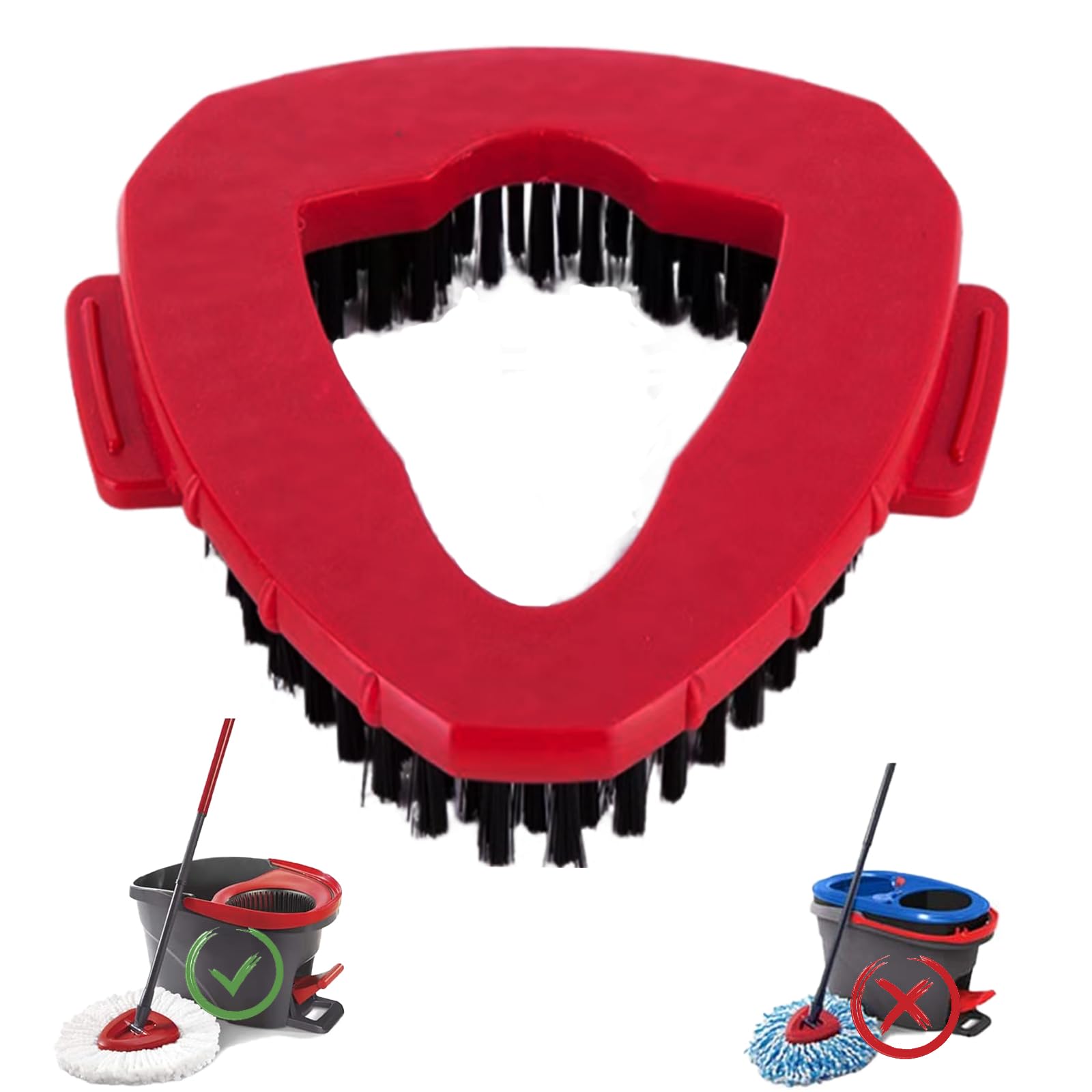 Spin Mop Replace Head Base Scrub Mop Brush Head Replacement Shower ...