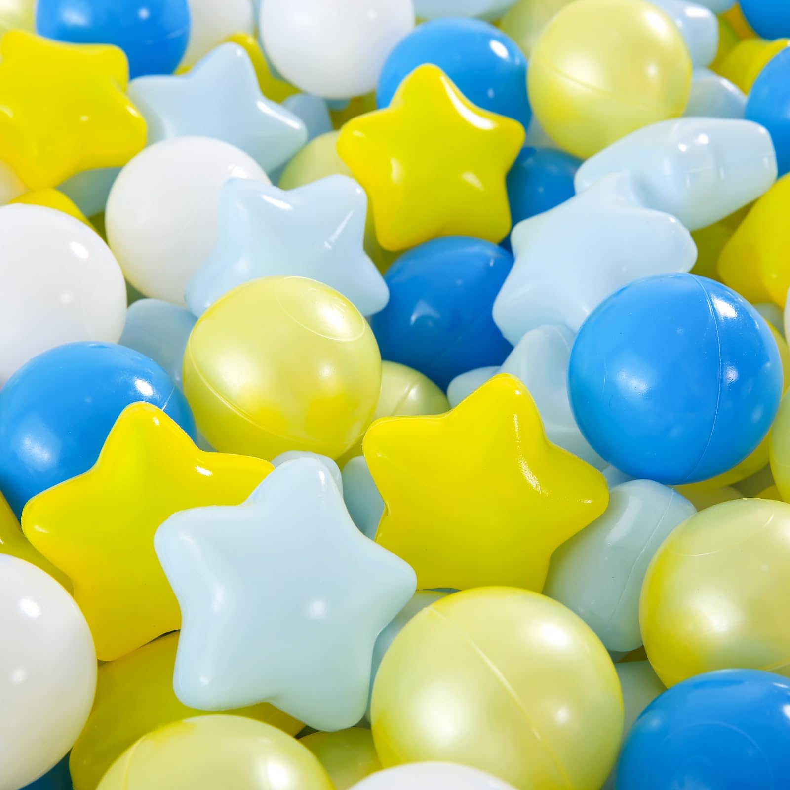 Snapklik.com : 200 Pcs Ball Pit Balls For Ball Pit, Plastic Balls And ...