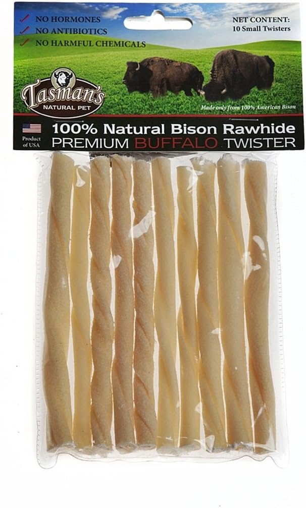 Amazon.com : Tasman's Natural Pet Small 5" Bison Collagen-Based ...