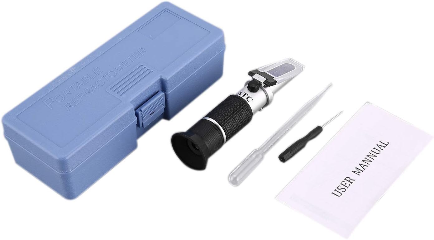 Amazon.com: Handheld Refractometer Ethylene Glycol Antifreeze Battery ...