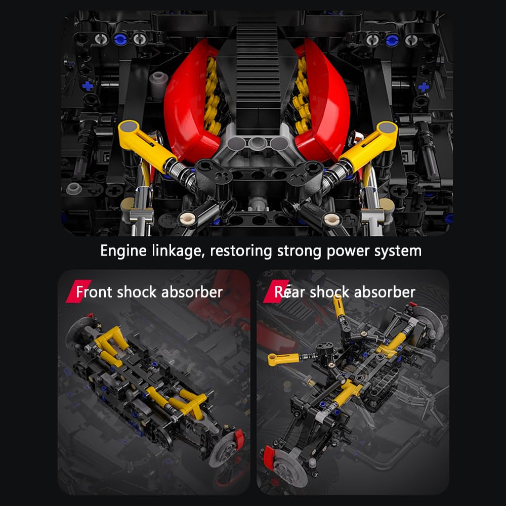 MISINI Apollo IE Super Car Building Kit,4449/pcs MOC Building Blocks ...