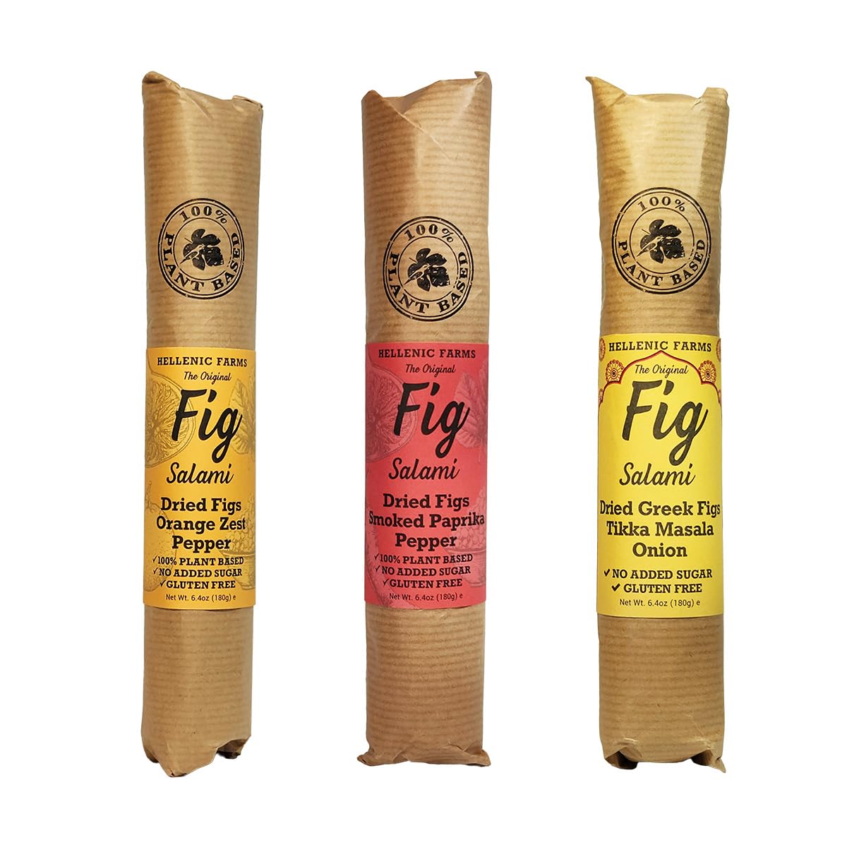 Hellenic Farms Fig Salami With Spices 3 Pack Vegan 100 | Desertcart INDIA