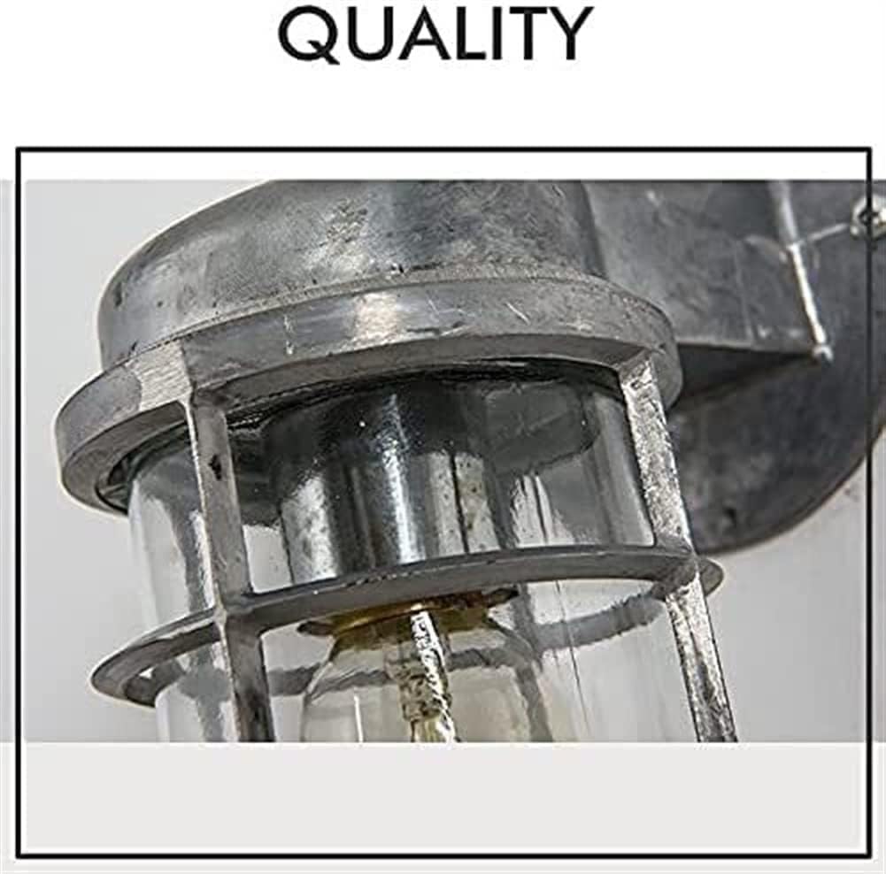 Galvanised Outdoor Wall Light