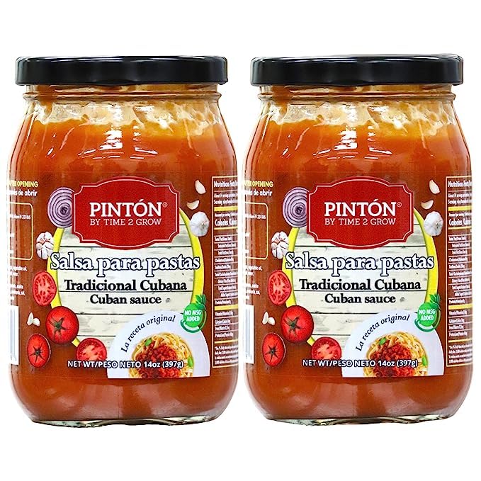 Amazon.com : Pinton's Pasta Sauce 14 Oz - Savor Cuban Food & Latin ...