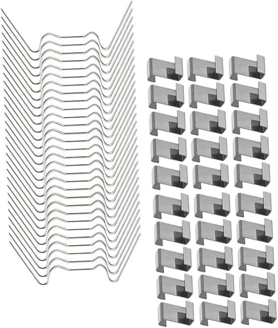Amazon.com: OFFSCH 100Pcs Greenhouse Glazing Clips Kit with Z Type and ...