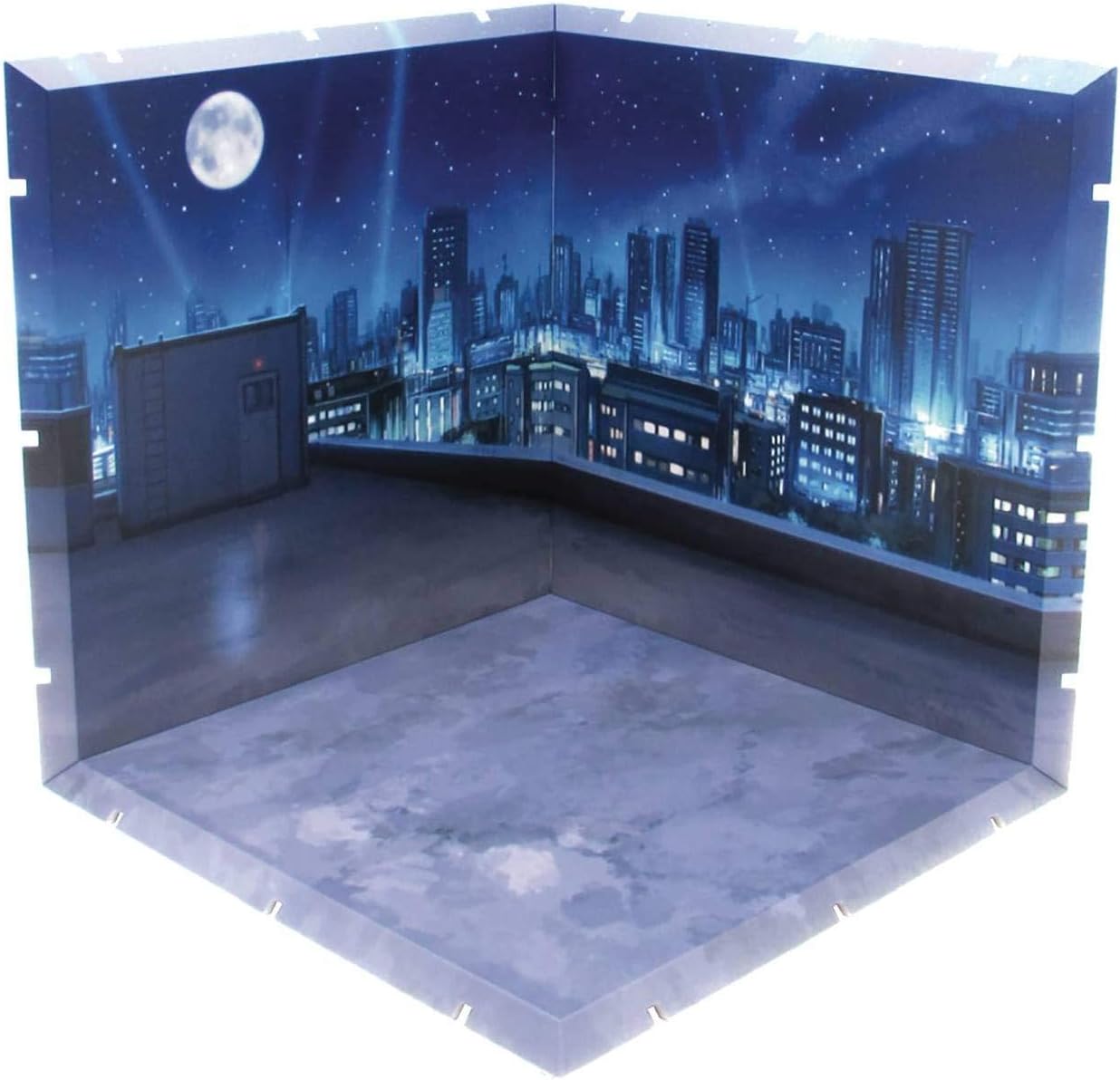 Amazon.com: PLM Dioramansion 150: Rooftop (Night) Figure Diorama : Toys ...