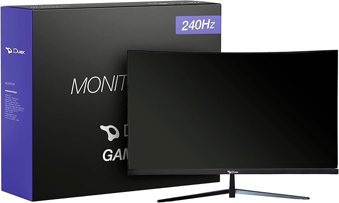 MONITOR DUEX LED 27'' CURVO 1080P 240HZ GAMER VGA+HDMI DX270Z | Amazon ...