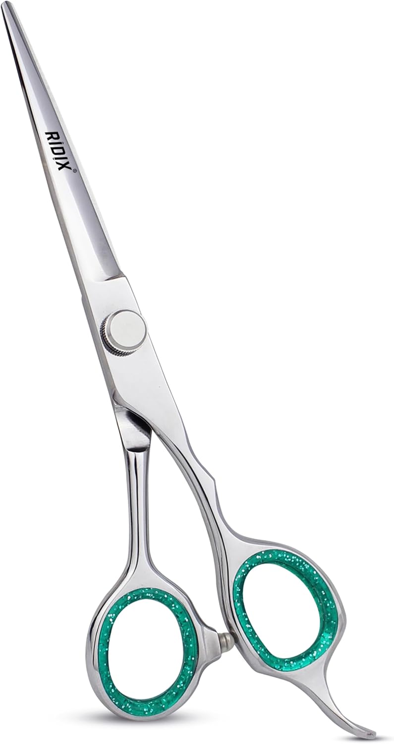 Amazon.com : RIDIX NovaCurl Professional Hair Cutting Scissors, Barber ...