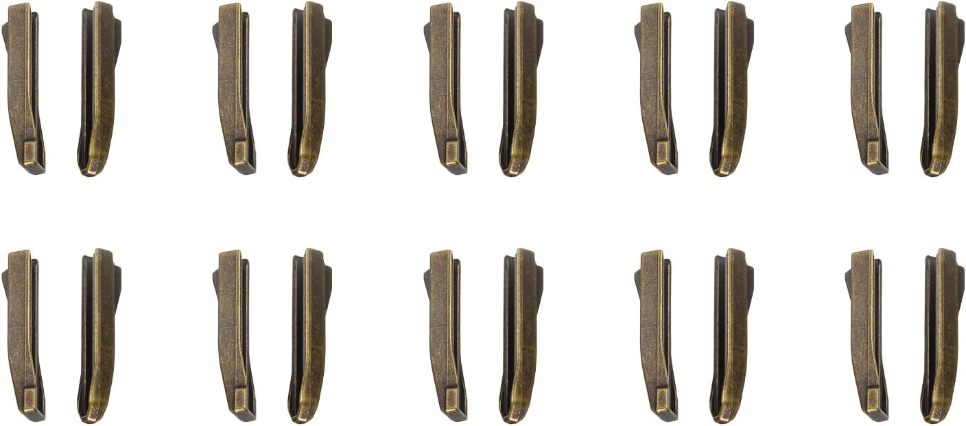 Amazon.com: uxcell 10 Sets Double Open Zipper Repair Latch Kits, #8 ...