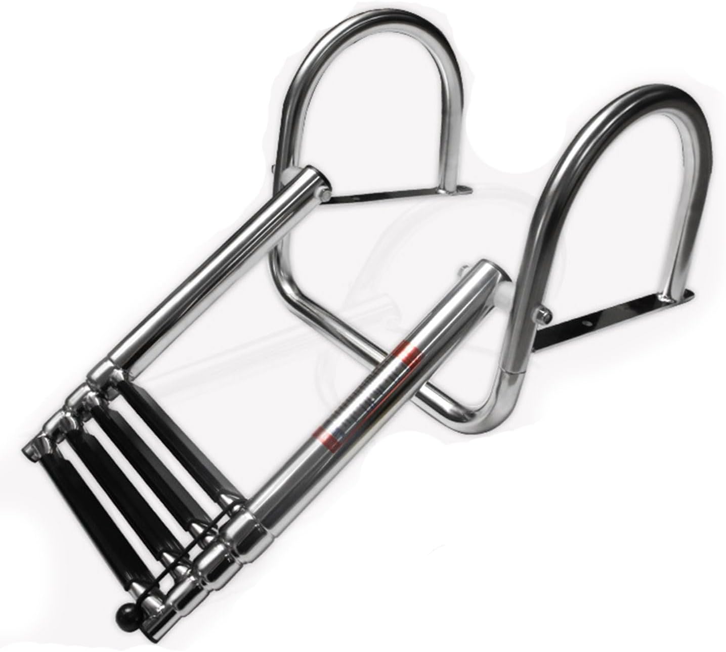 Amazon.com: Heavy Duty Pontoon Boat Ladder, 316 Stainless Steel 4 Step ...